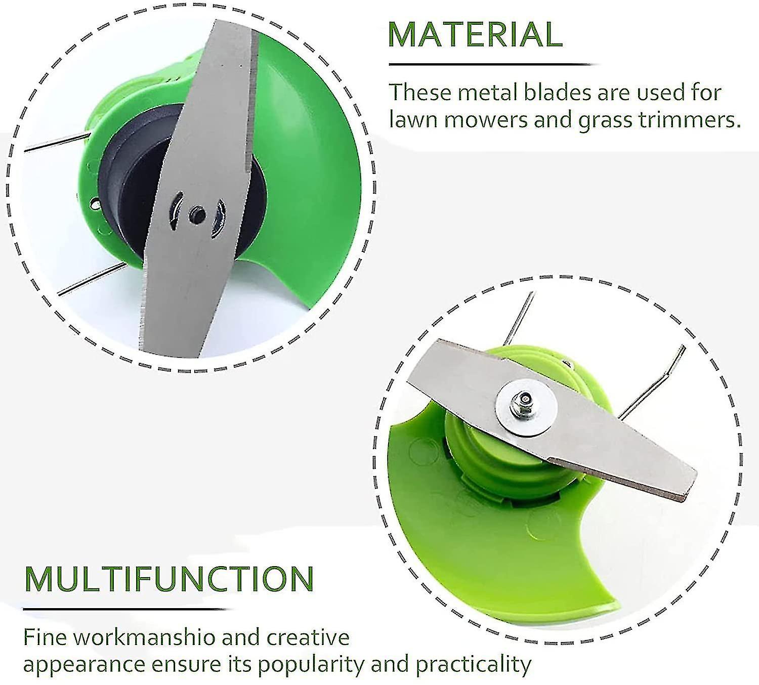 Cordless Electric String Trimmers Metal Blade,4 Pcs Electric Grass ...