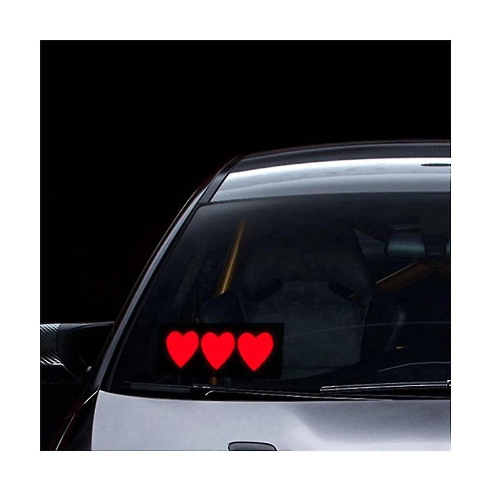Love Funny Taxi Window Car Sticker Light Emitting Racing Car Glow Panel ...