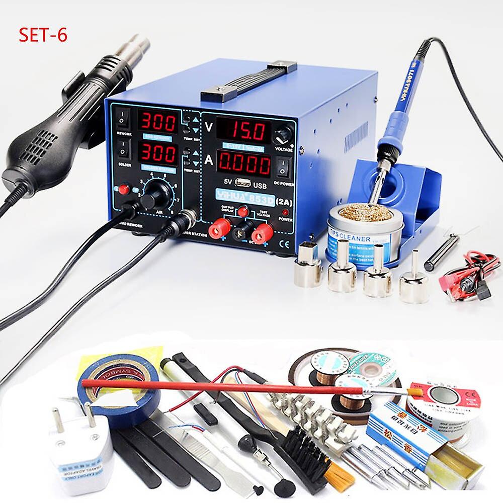 Solder Rework Station With 5v Usb Dc Power Supply Hot Air Gun Soldering ...