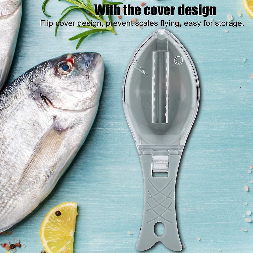 Fish Scraper, Plastic Fish Skin Remover, Kitchen Fish Scraping Brush ...