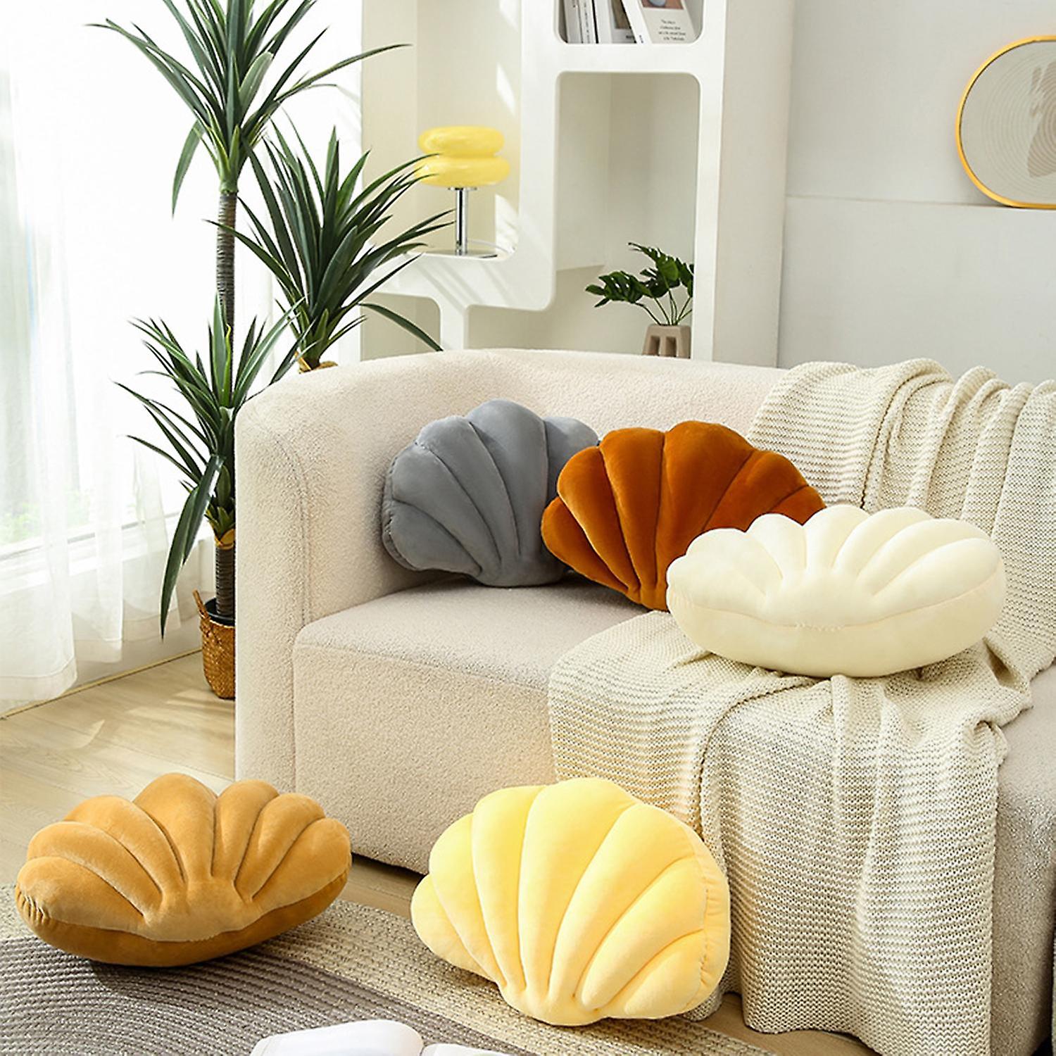 Shell-Shaped Stuffed Pillow Cushion Super Soft Wear Resistant Vibrant ...
