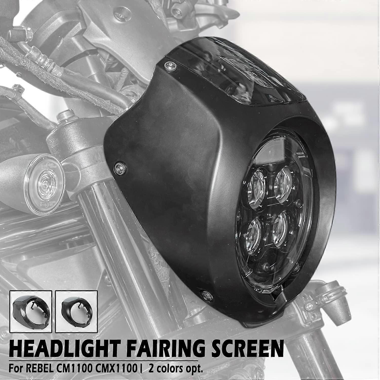 Motorcycle Front Headlight Fairing Cowl Cover Windshield Windscreen ...