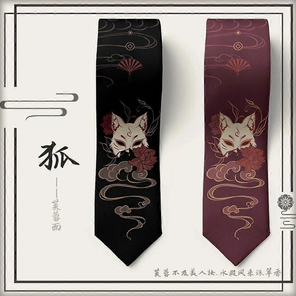 Anime Fox Necktie Cosplay Jk Clothing Kawaii Neck Tie Accessories Props ...