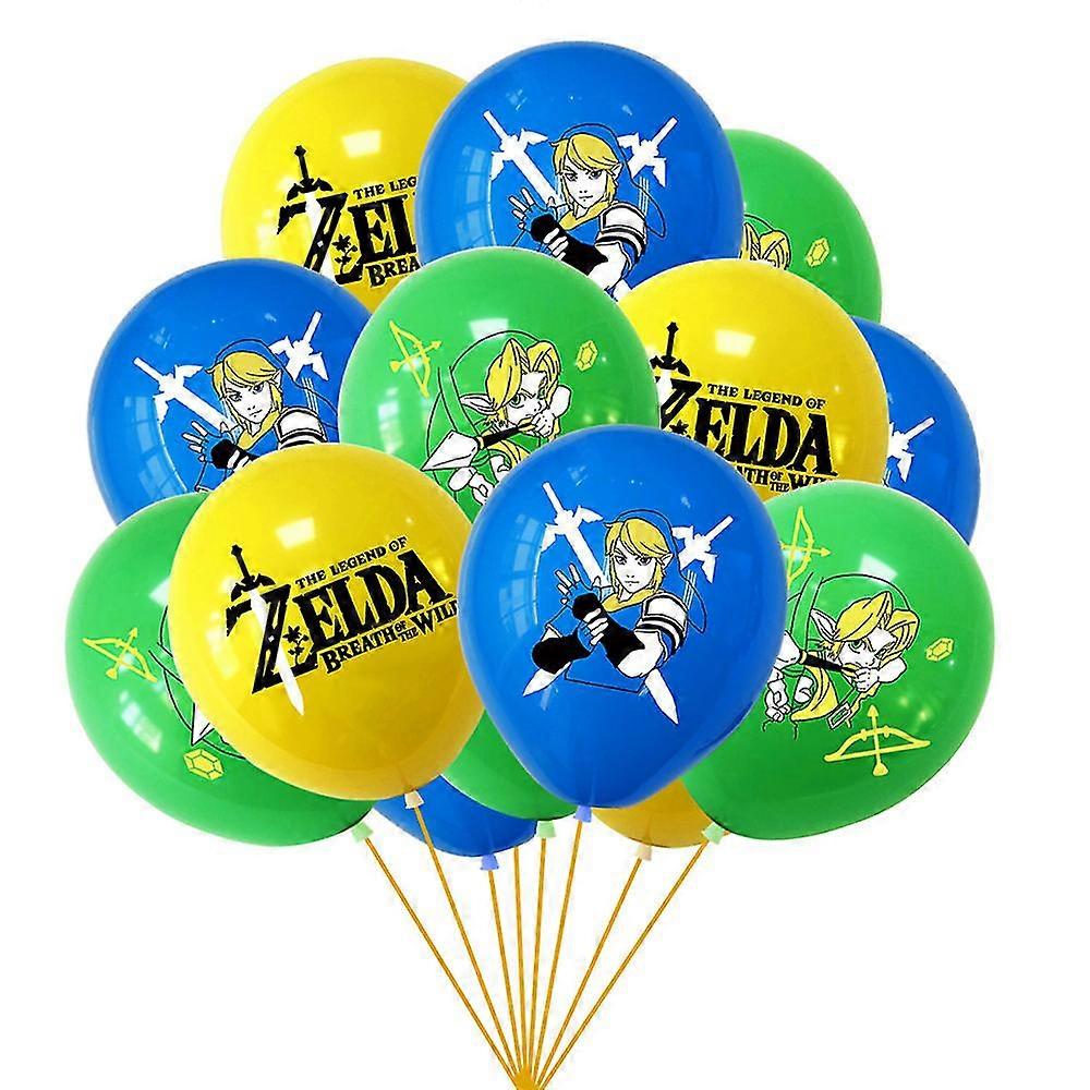 The Legend Of Zelda Game Birthday Party Balloons Banner Cake Cupcake ...