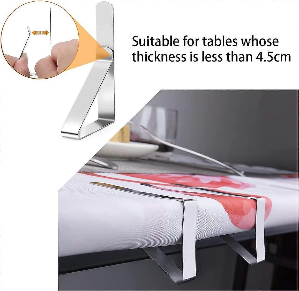 Stainless Steel Tablecloth Clips, 12 Pieces Tablecloth Clips ...