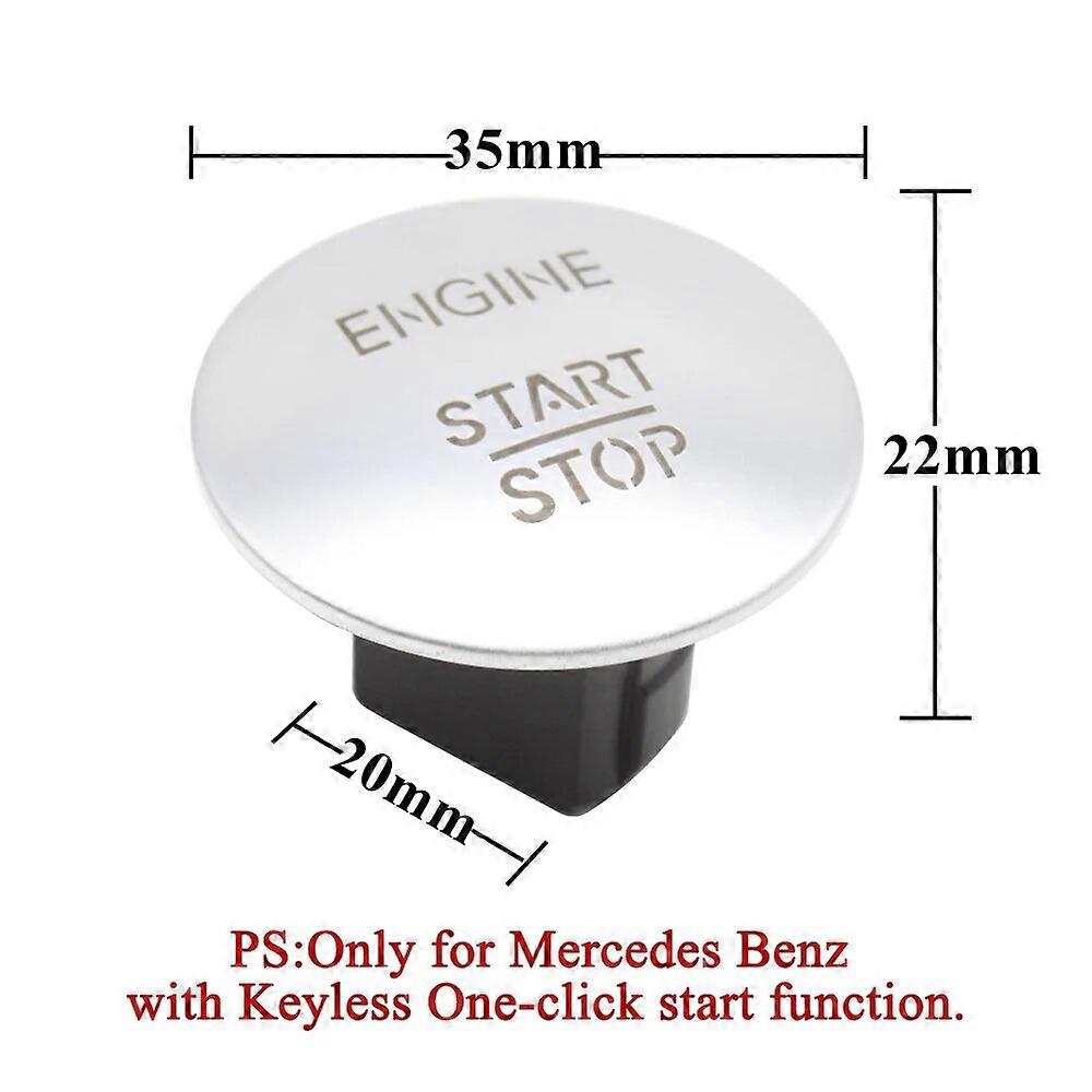 Engine Ignition One-Click Start Stop Button Keyless Push Switch For ...