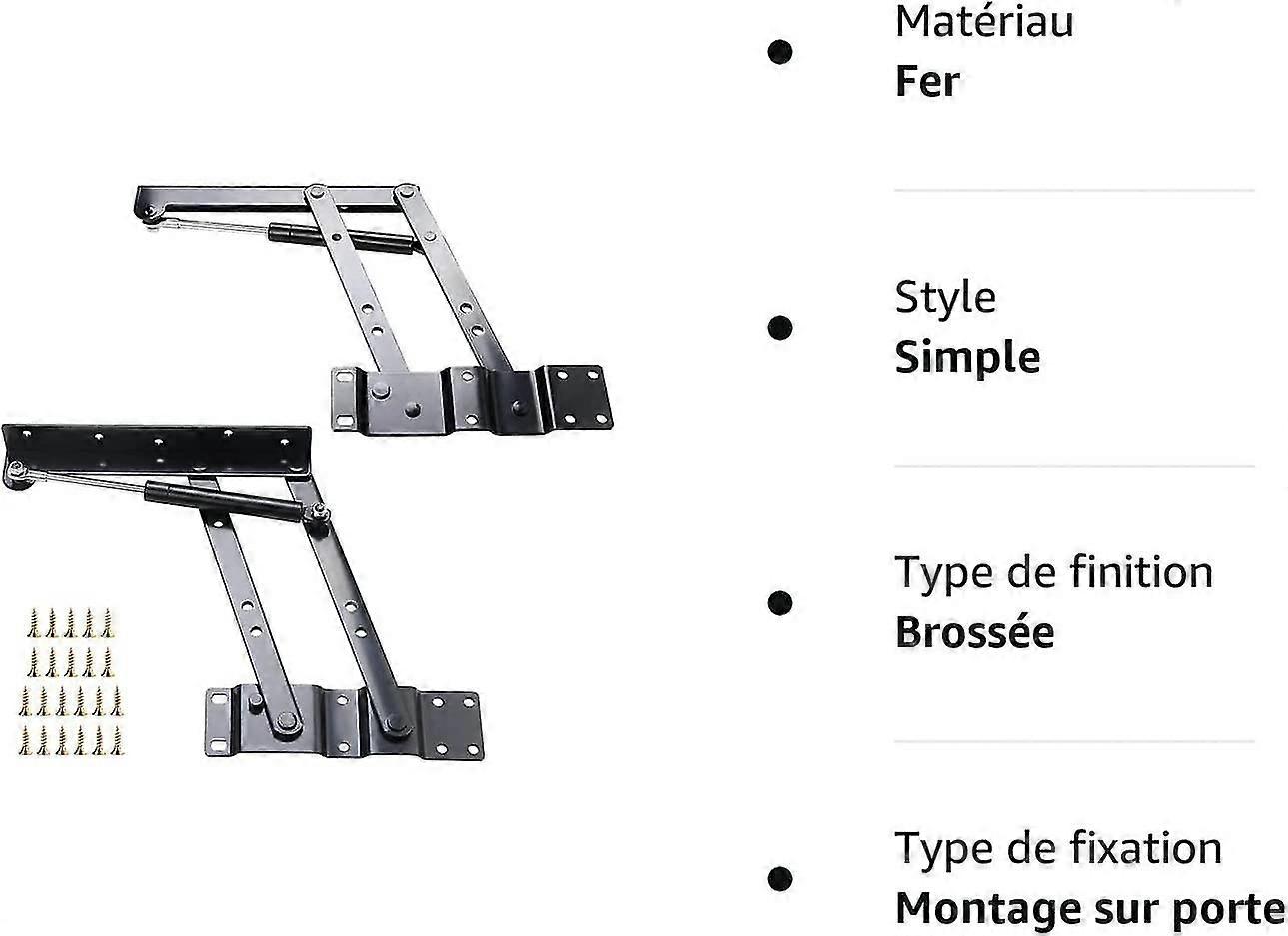 Pcs Lift Up Coffee Table Hinge,heavy Duty Lift Up Coffee Table ...