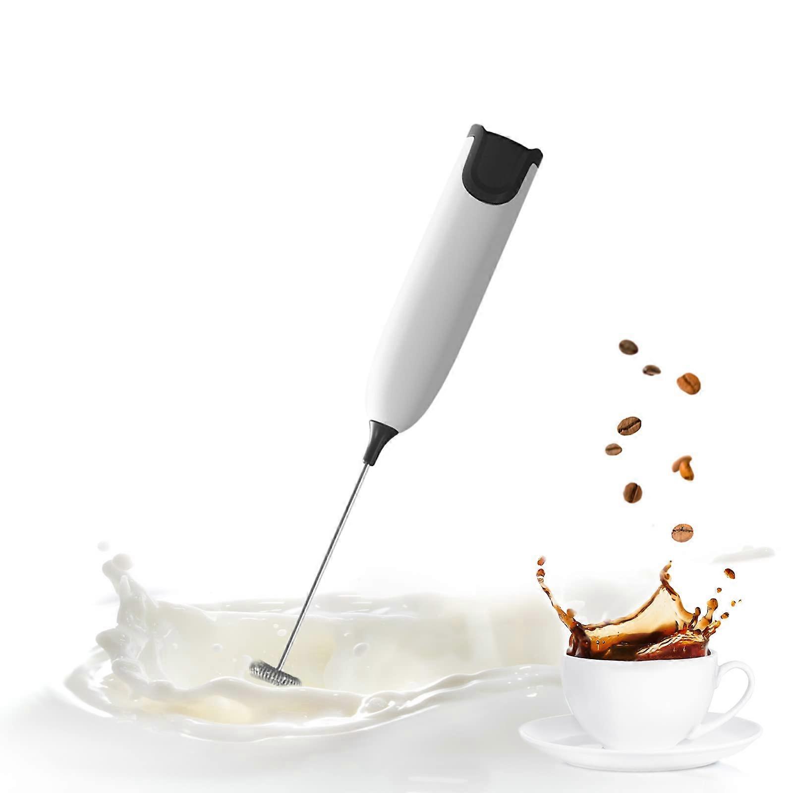 Milk Frother, Handheld Foam Maker for Cappuccino, Electric Whisk Drink ...