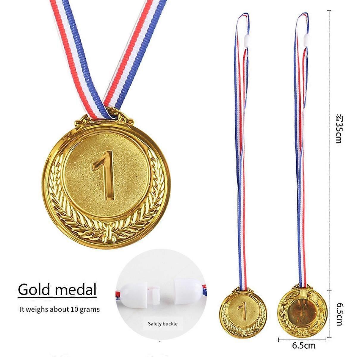 Ranking 3 Medals, Gold, Silver, Bronze, Winners Medal with Ribbon 1st ...