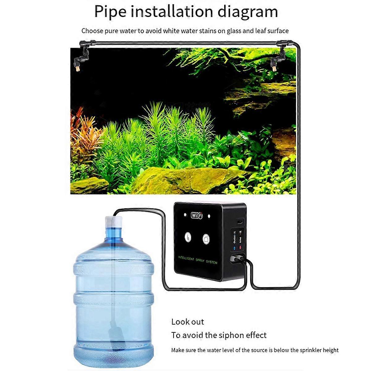 Rainforest Sprayer WiFi Control Automatic Mist Rainforest Timing Sprays ...