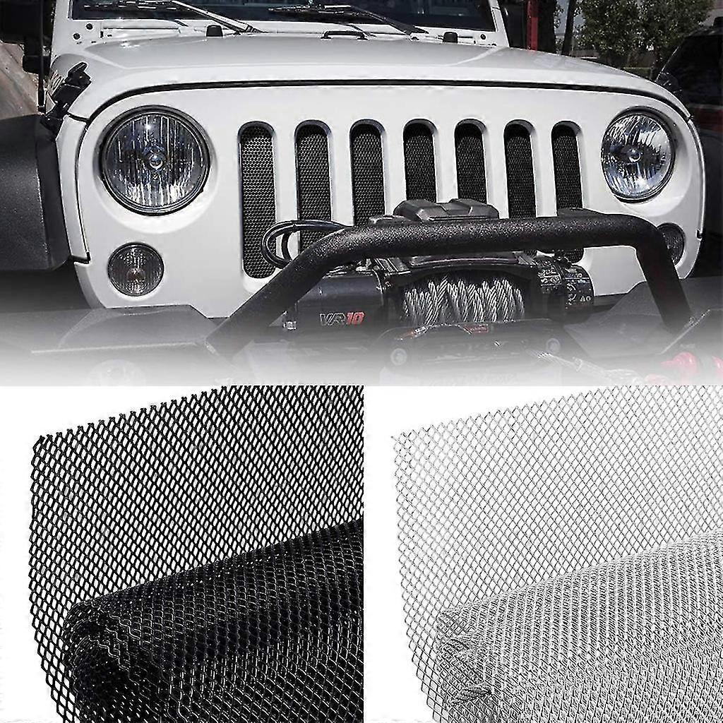 Car Grille Mesh Aluminium Car Race Grill Net Vent Tuning Durable ...