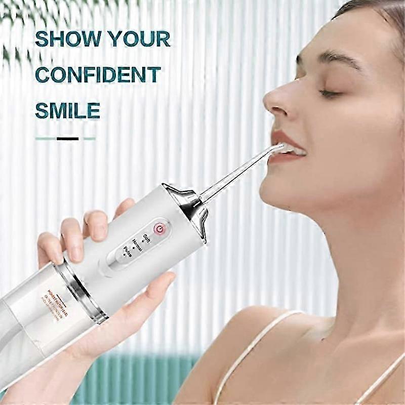 Powerful Dental Water Jet Pick Flosser Mouth Washing Machine Portable ...