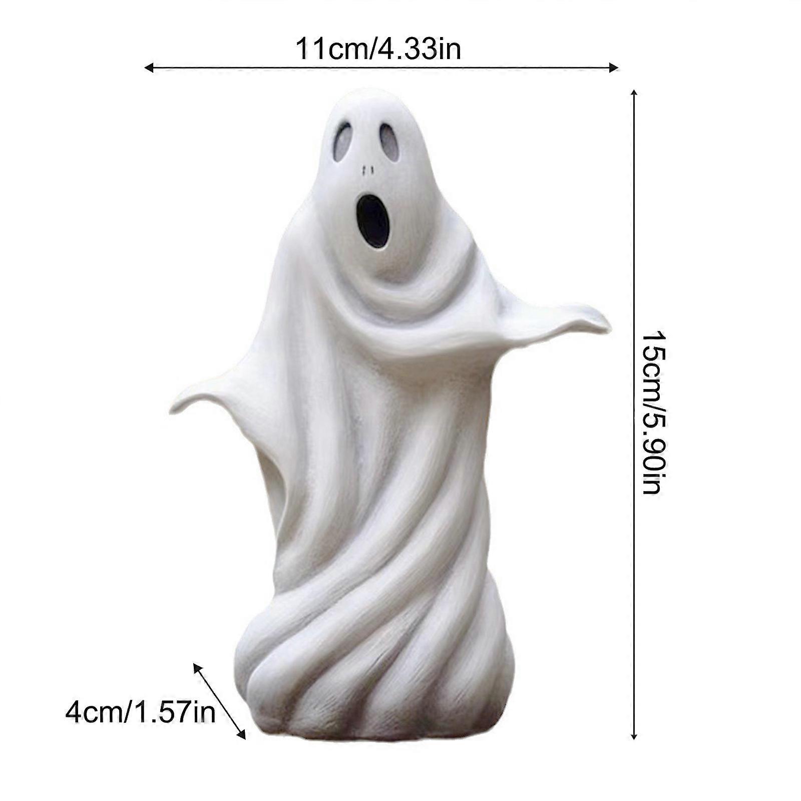 Funny Halloween Ghost Statue Ghost Sculpture Ghost Figurines Ornament ...