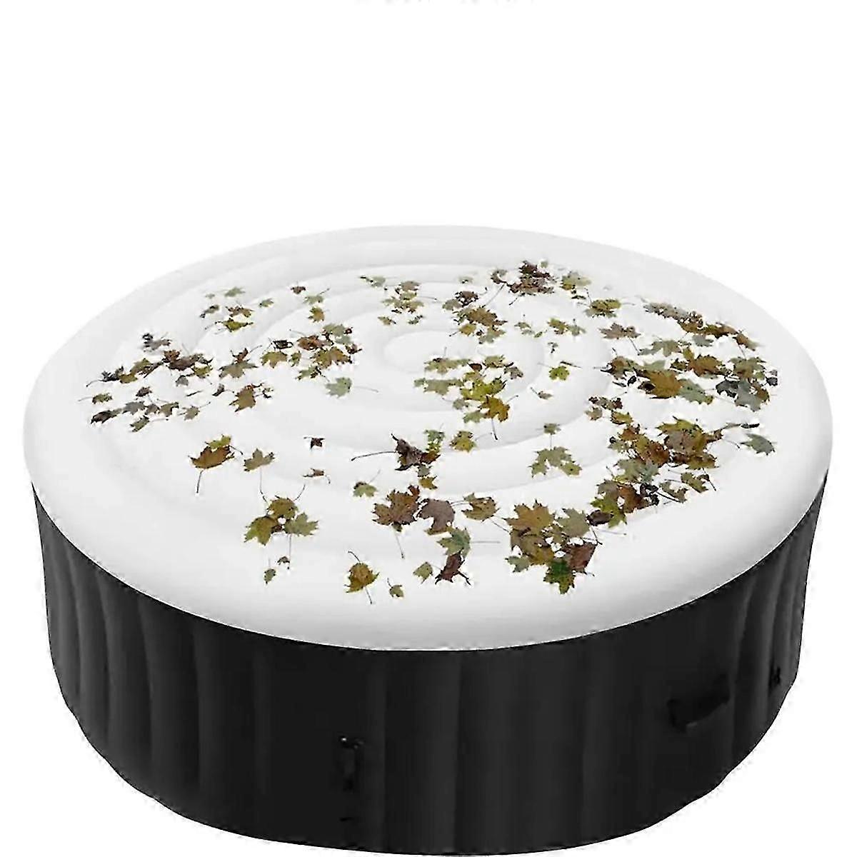 Inflatable Hot Tub Cover Inflatable Round Lid Handled Hot Tub Cover ...