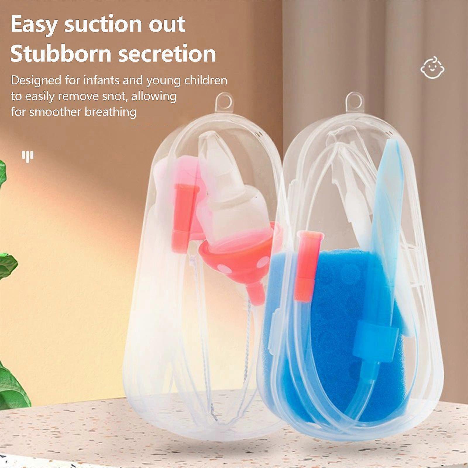 Baby Nasal Aspirator Vacuum Sucker Nose Mucus Snot Cleaner Safe For ...