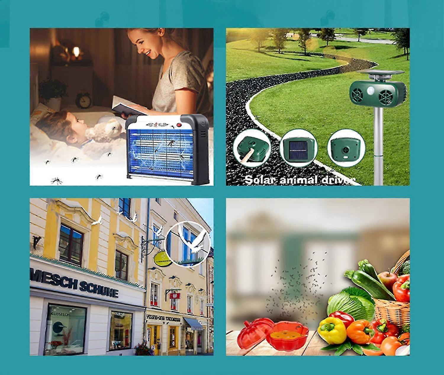 2026 Solar Bird Repeller, Mouse Repeller, Animal Repeller, Ultrasonic ...