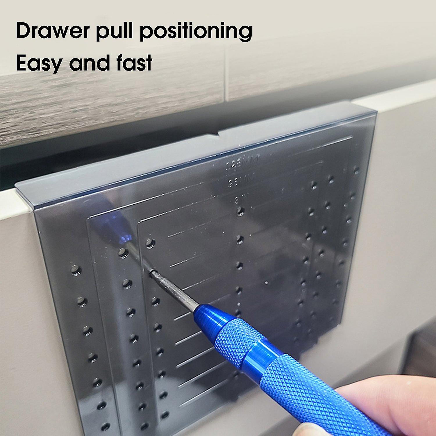 1 Set Hole Drilling Guide Locator Accurate Measuring Drill Bit Punch ...