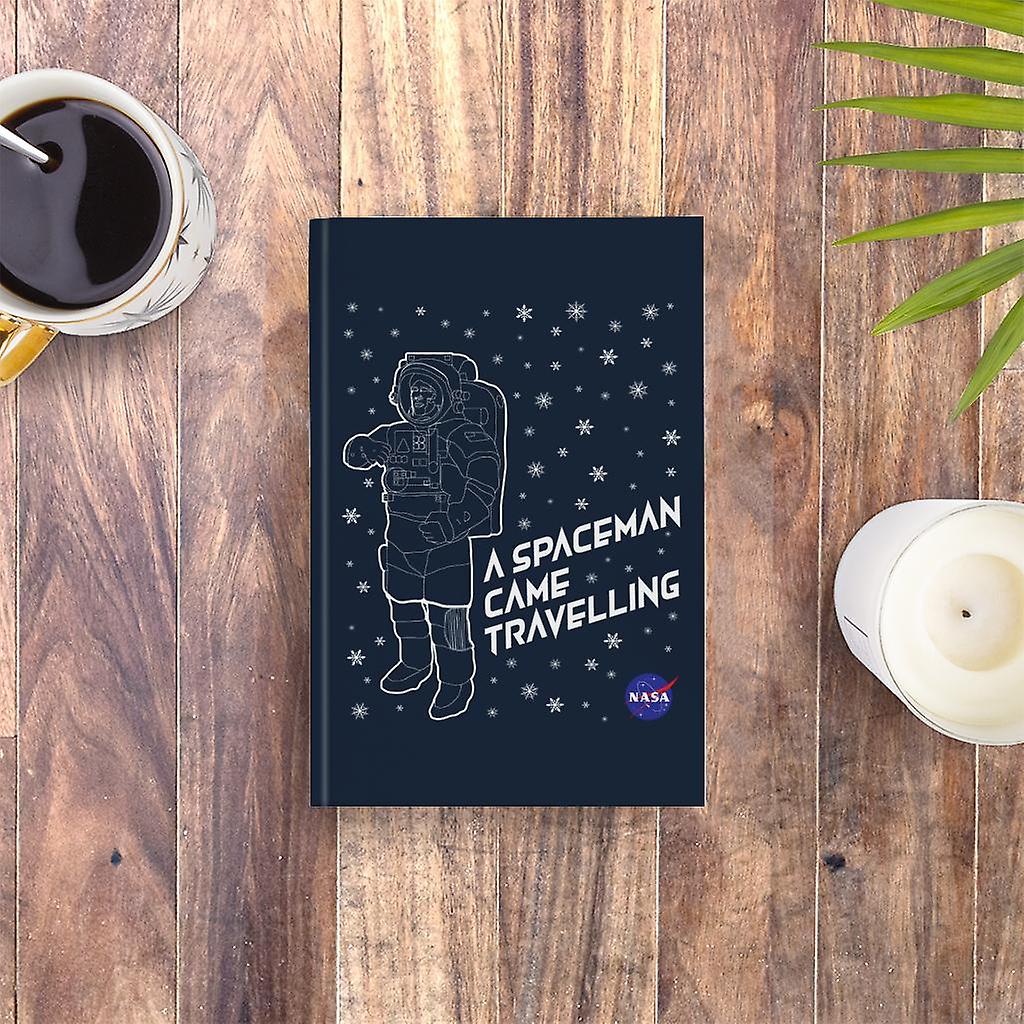 NASA Christmas A Spaceman Came Travelling Hardback Journal | Fruugo UK