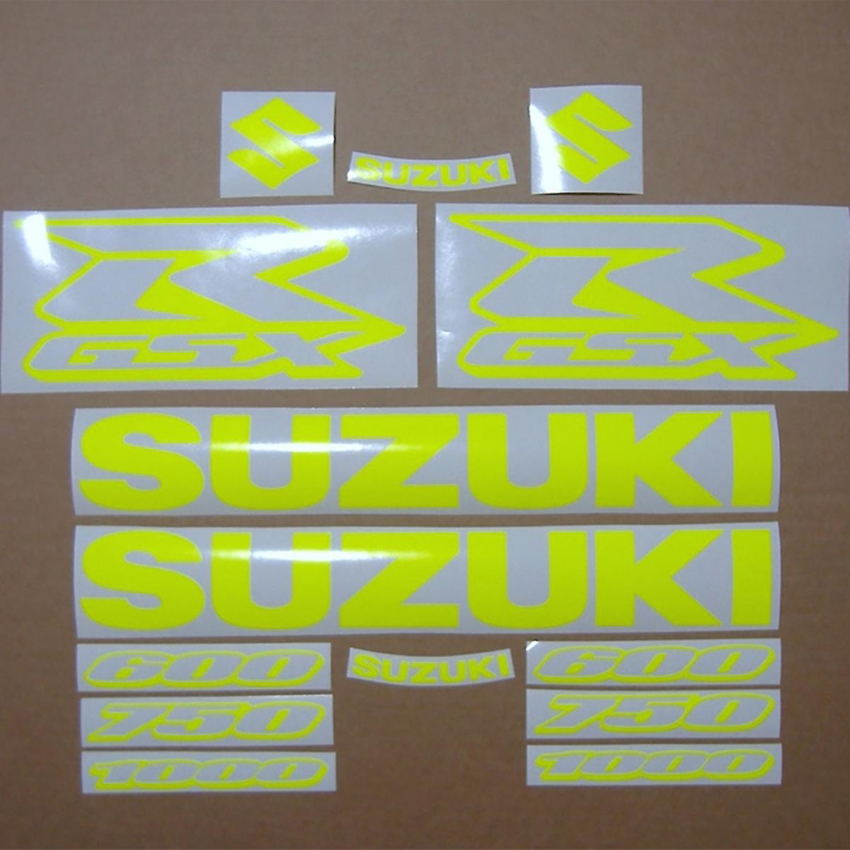 For Suzuki Gsxr Decal Sticker 600 750 1000 Logo Set Gsx R Tank Emblem ...