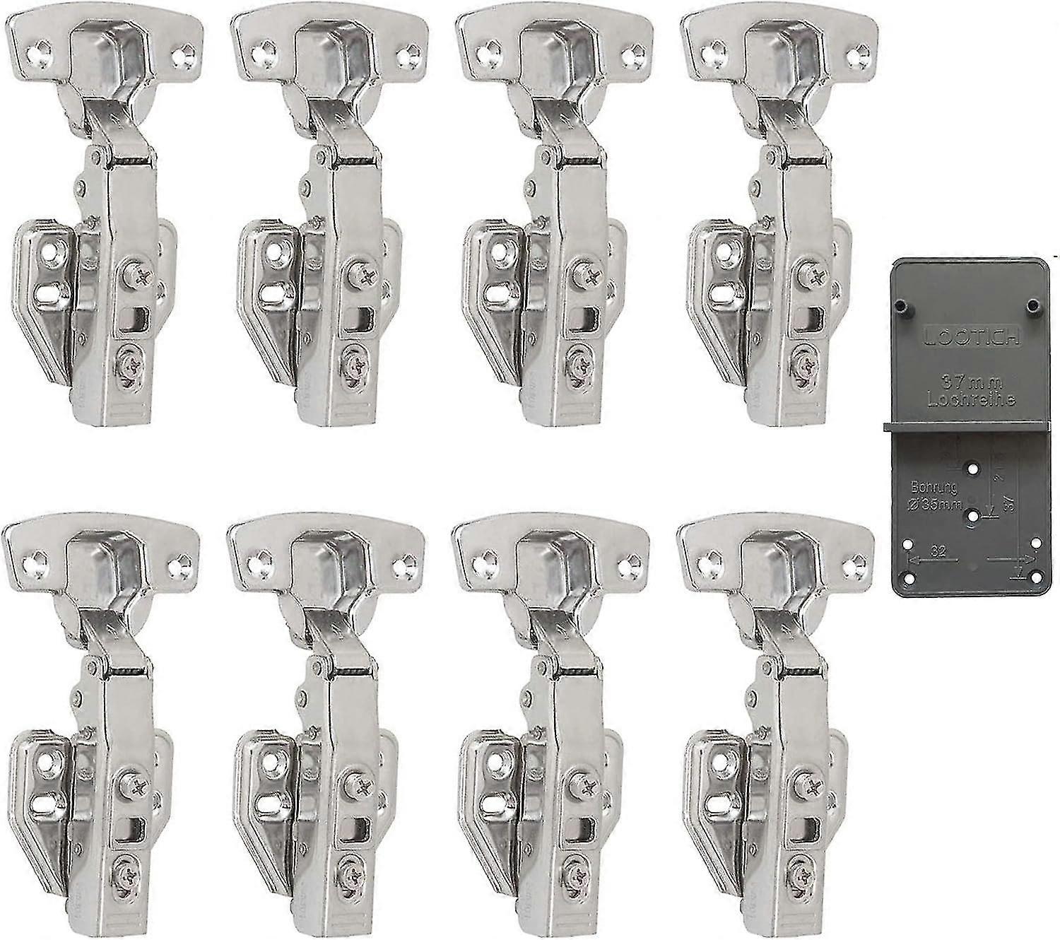 110 Degree Full Coverage Hinges With Built-in Damper Self Closing ...