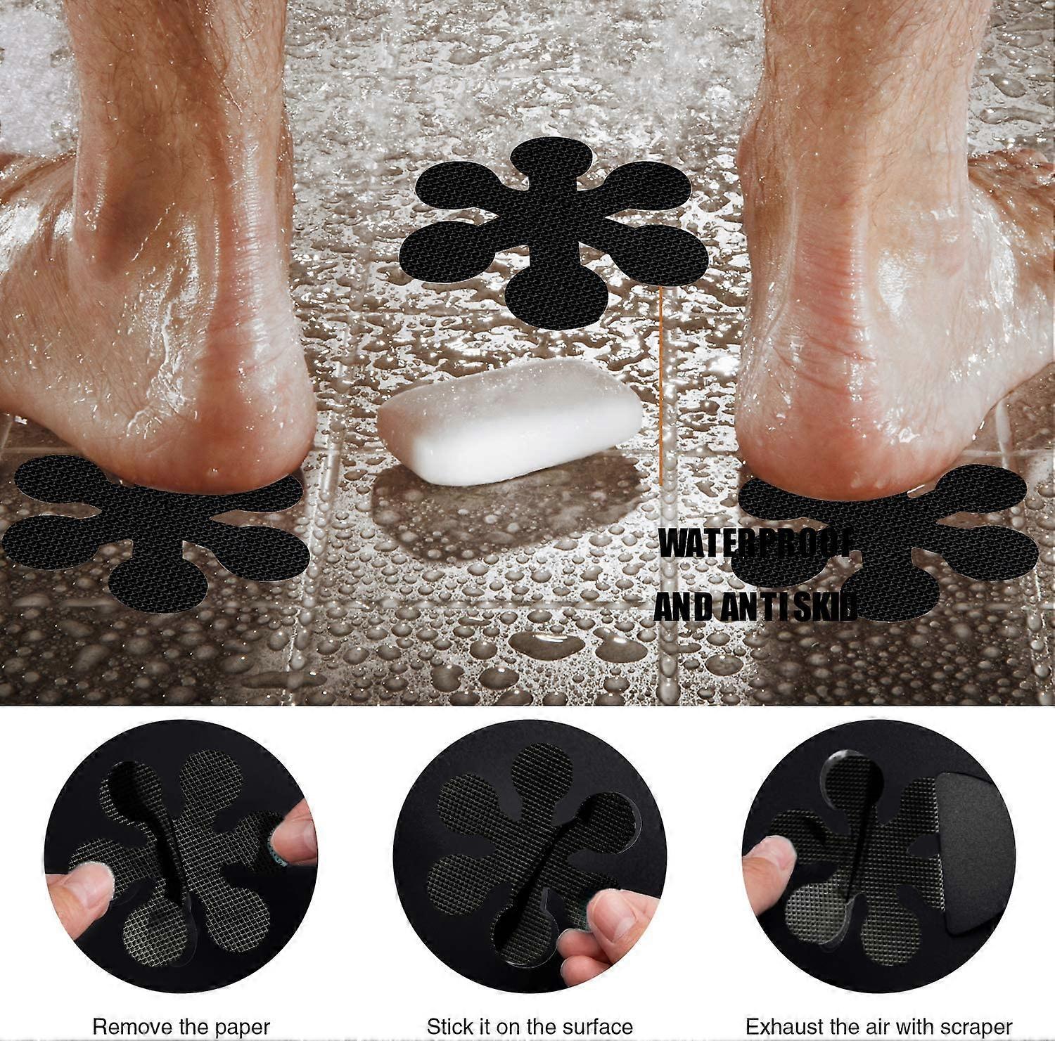 Secopad Bathtub Stickers Non-Slip, Safety Shower Treads Adhesive ...