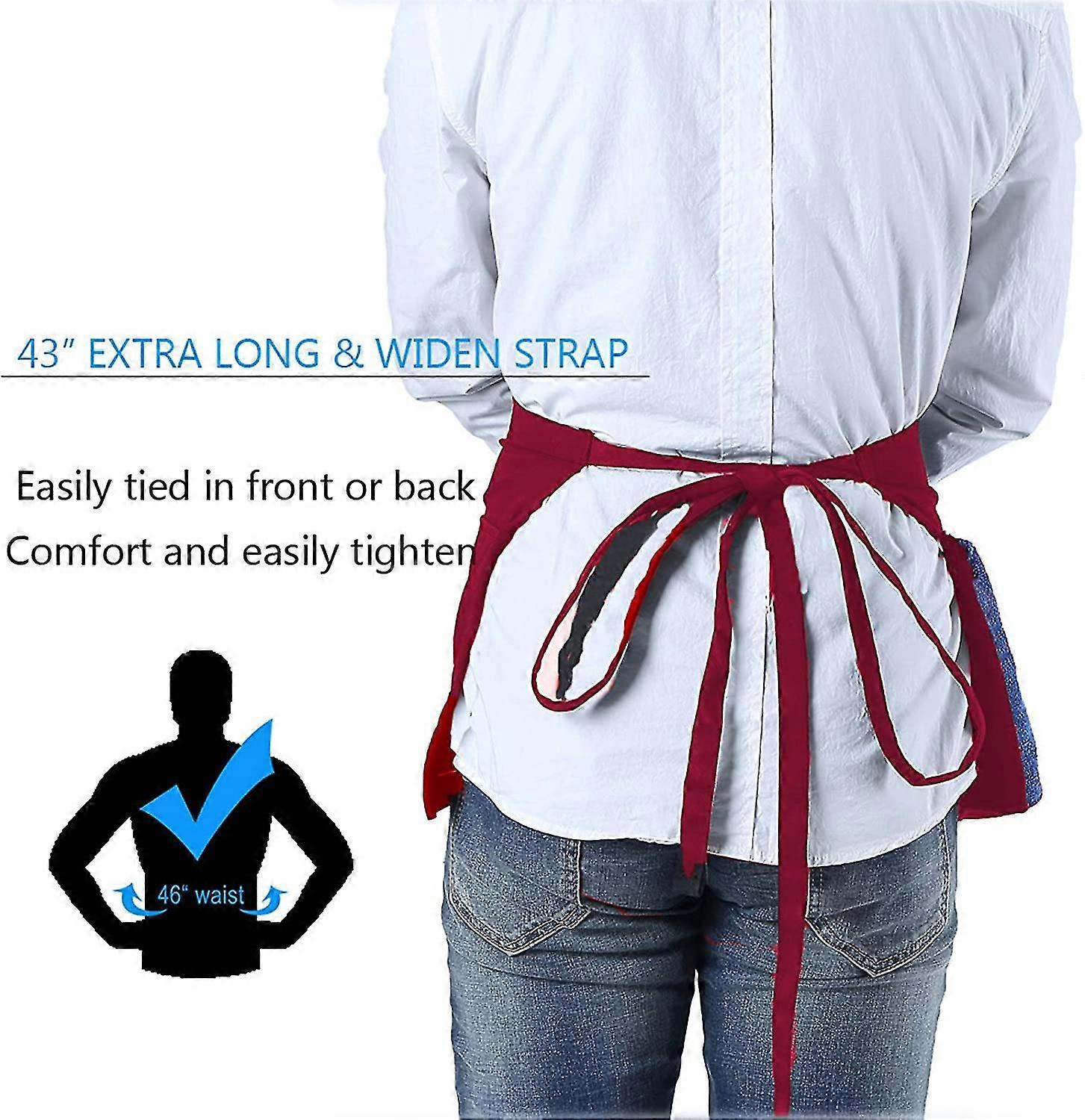 Restaurant Waiter Overalls Half Body Apron Waist Apron For Men And ...