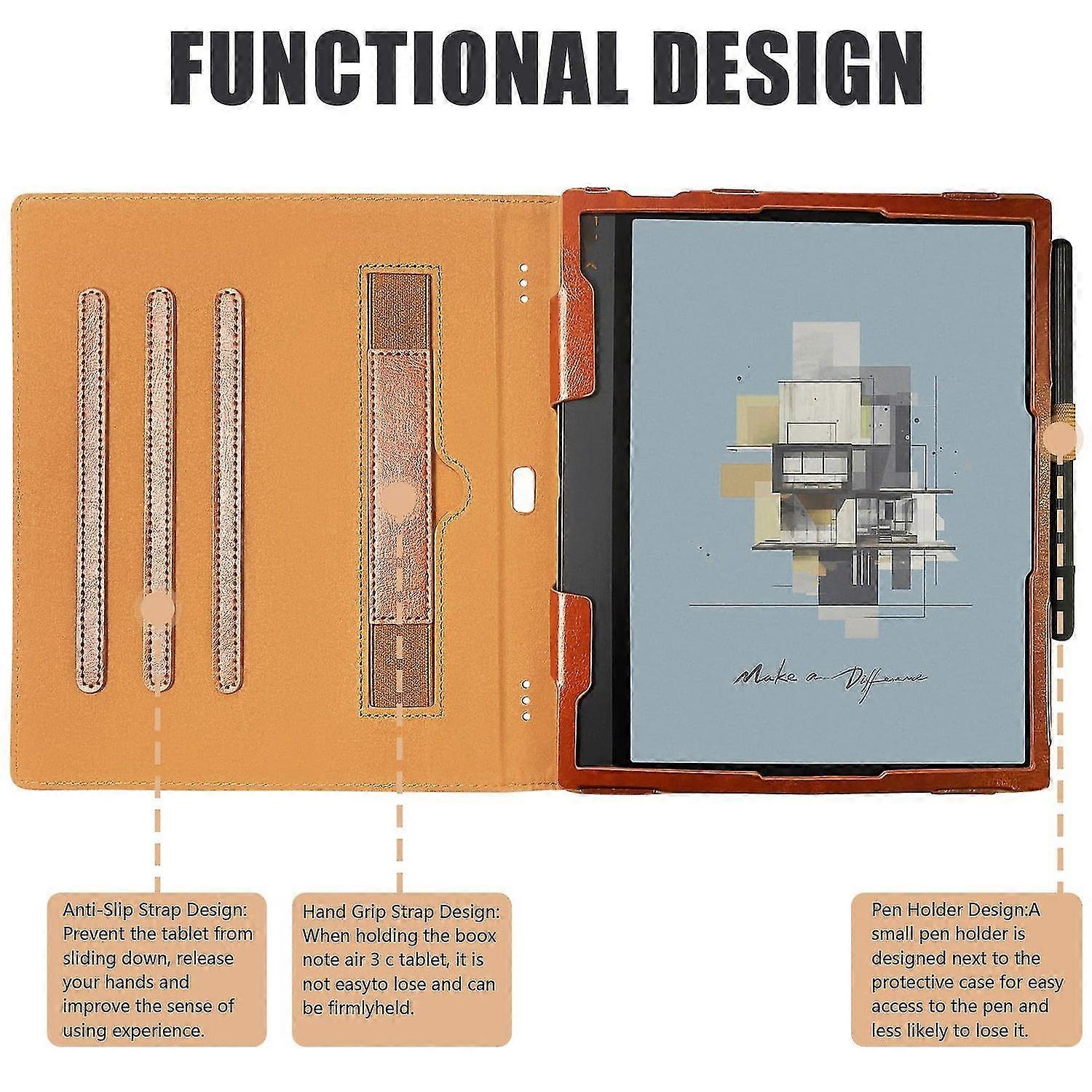 Case For BOOX Note Air 3 C / Air 2 / Air 2 Plus Ink Tablet | Fruugo UK