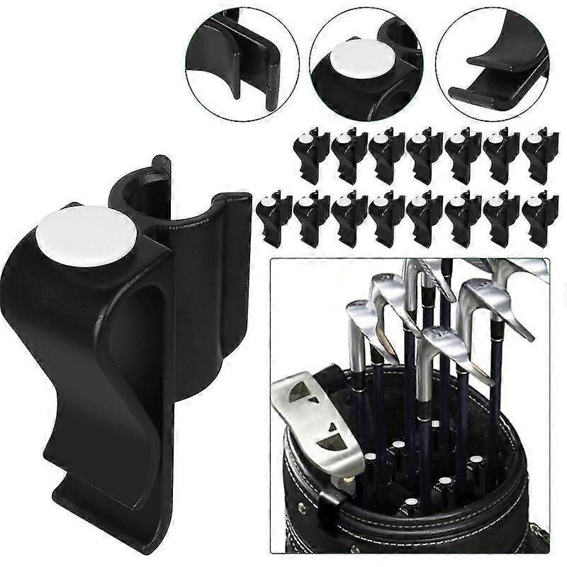 Barsinfi 14 Piece Golf Bag Club Storage Clamp Iron Driver Protection ...