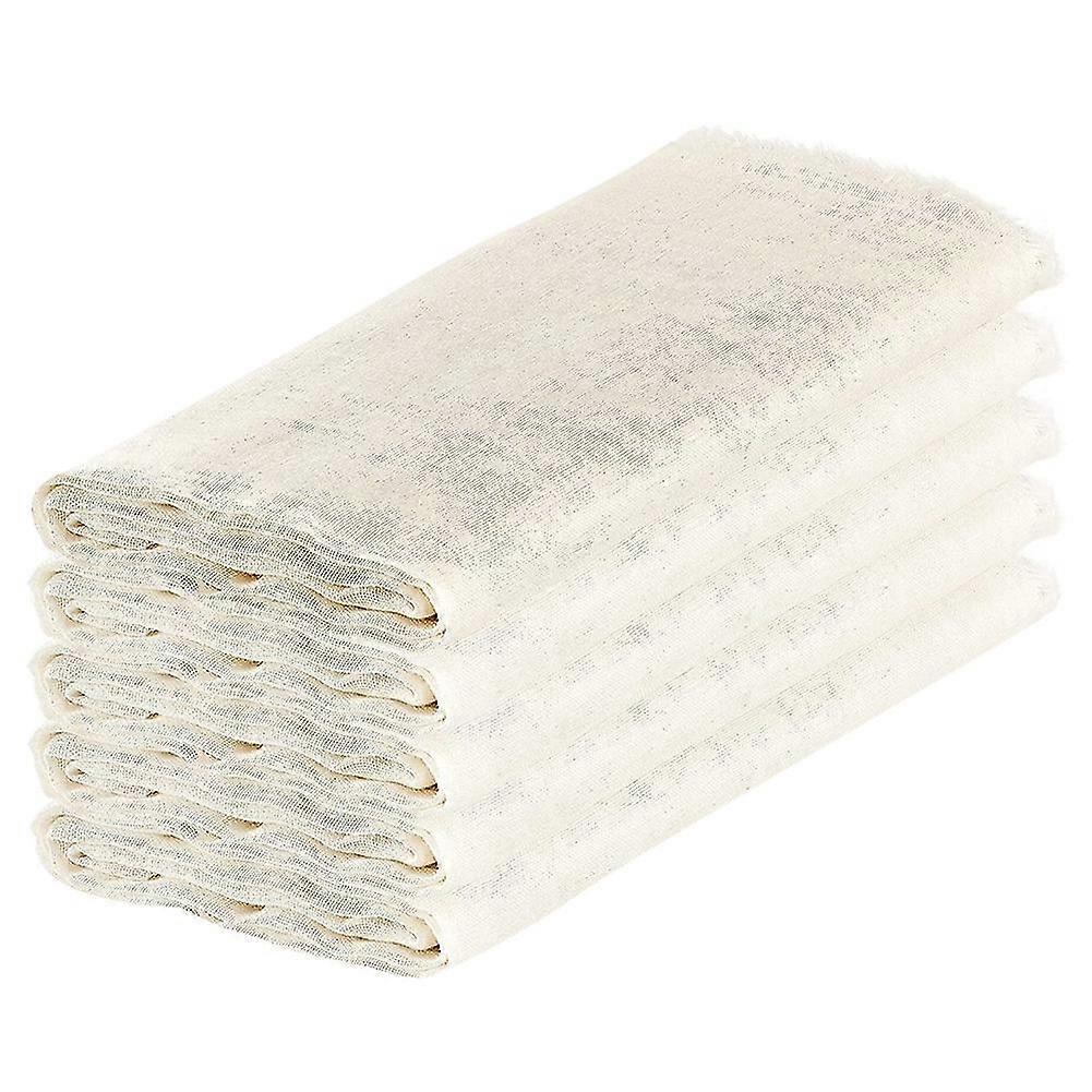 Muslin Cloths For Cooking, Pack Of 5 (50x50cm), Unbleached, Cotton ...