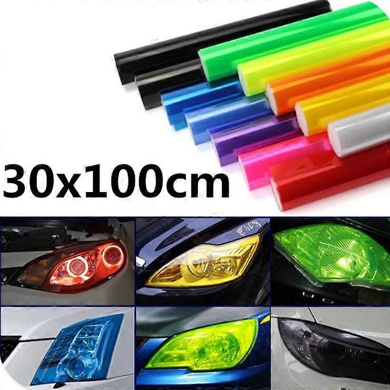 Auto Car Sticker Fog Light HeadLight Taillight Tint Vinyl Film Sheet ...