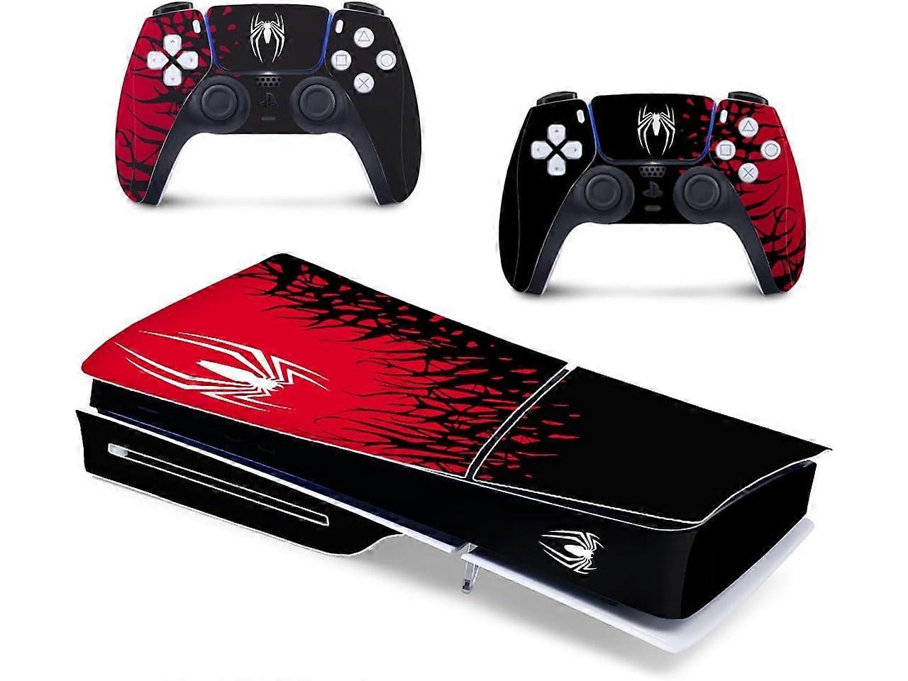 [for PS5 Slim Disc Edition] Superhero Slim Skin for PlayStation 5 Slim ...