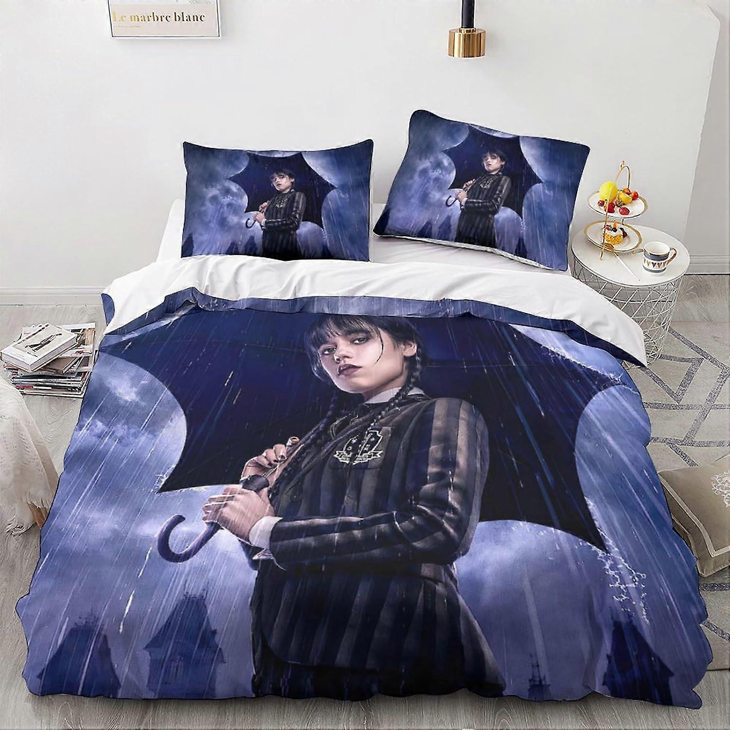 Wednesday Addams Bedding Set with Duvet Cover and Duvet Cover for ...
