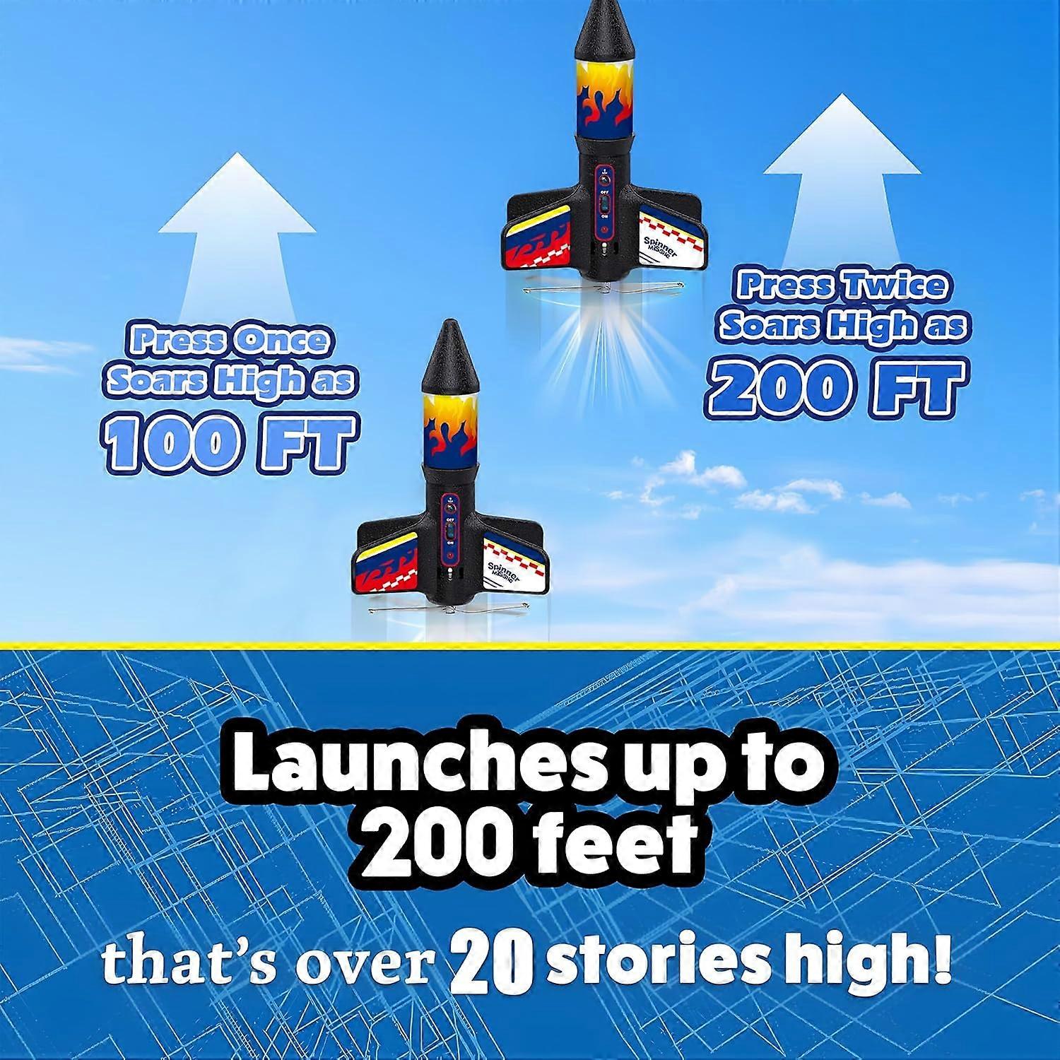 Rocket Launcher Model Rocket Kits with Launch Set, Ultra-high Flying ...