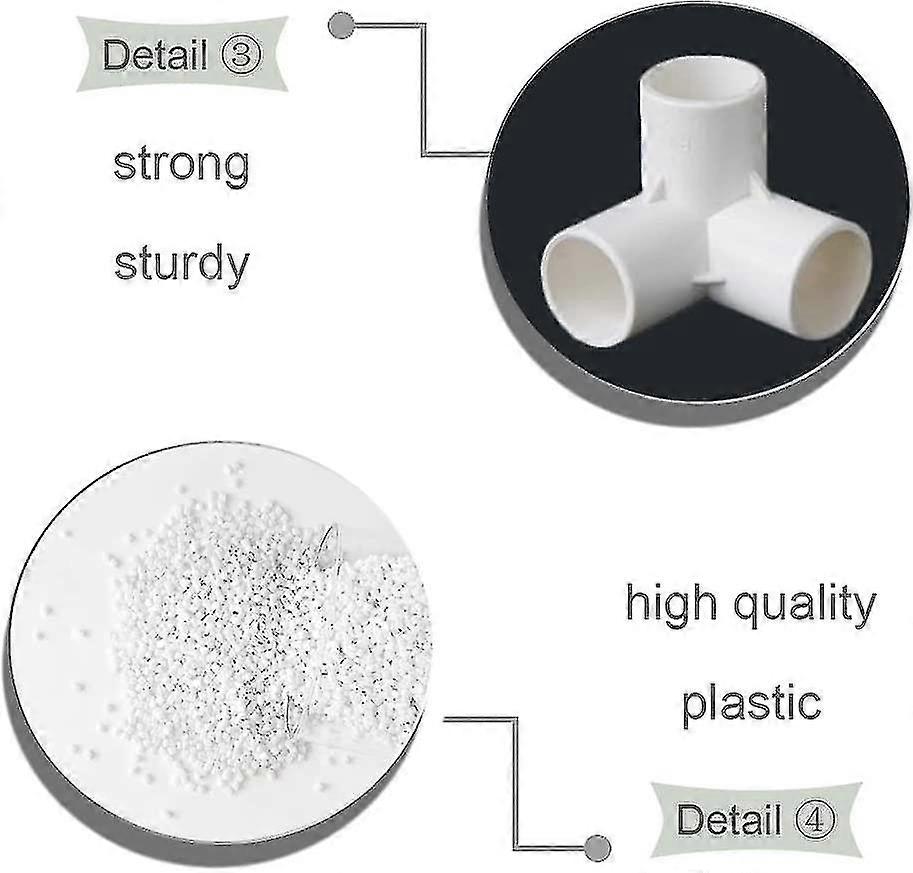 3 Way Inner Diameter 20mm Pvc Fittings 3-way Elbow Pvc Fitting ...