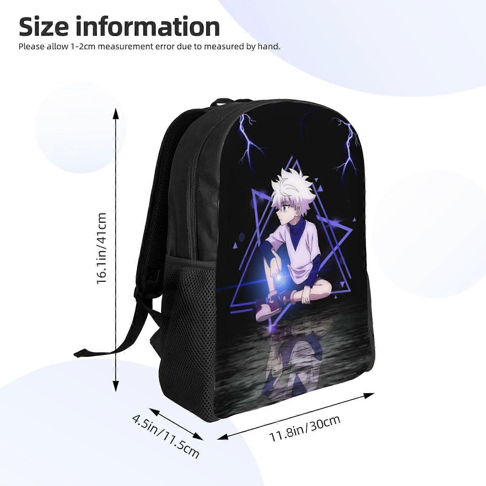 Hunter X Hunter Killua Lightning Backpack Cute Anime Large Capacity ...