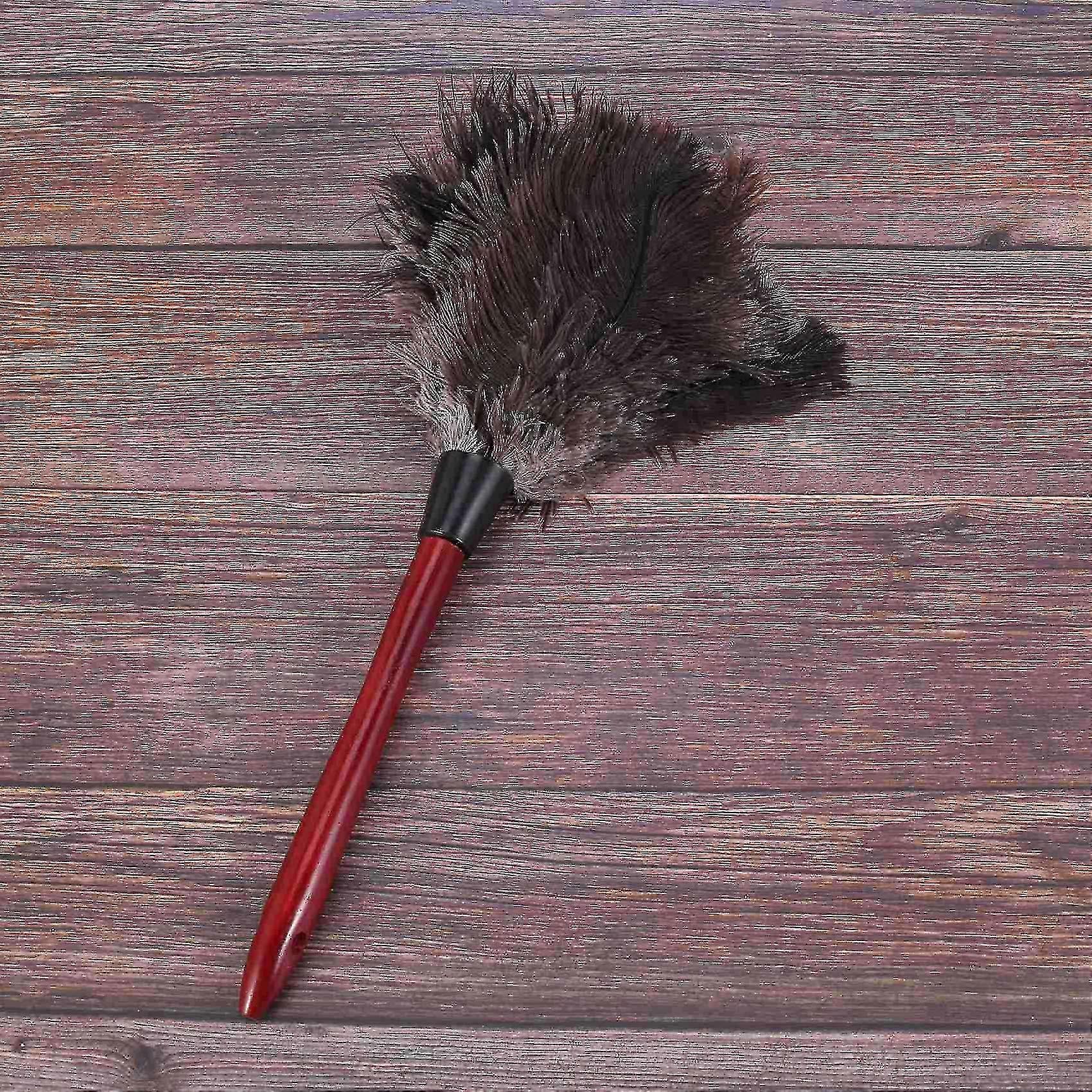 2x Ostrich Cleaning Feather Duster Ostrich Duster Ostrich Feather Duster Soft Feathers Duster ...
