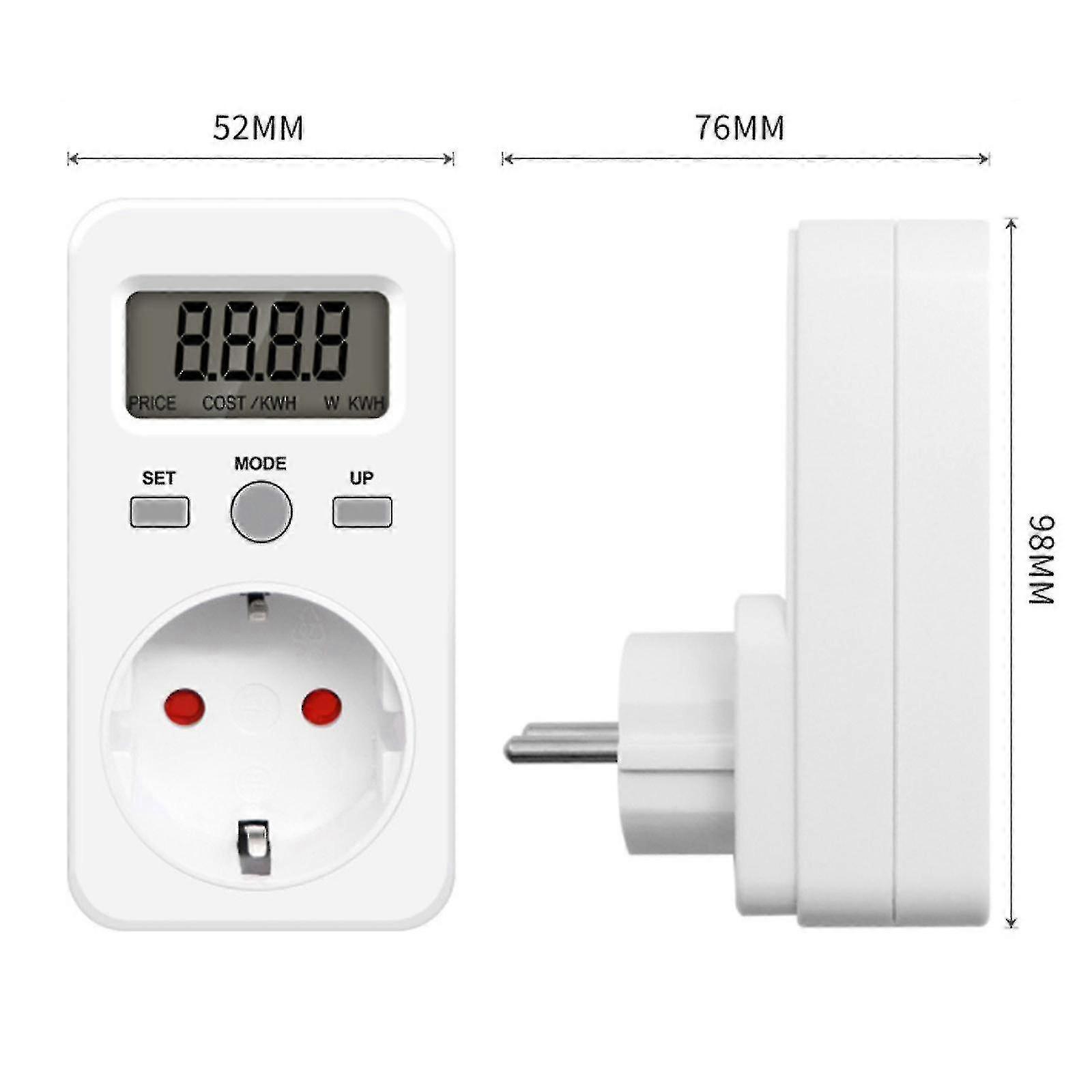 Energy Cost Meter Power Meter Power Meter Power Meter Socket 230v 16a ...