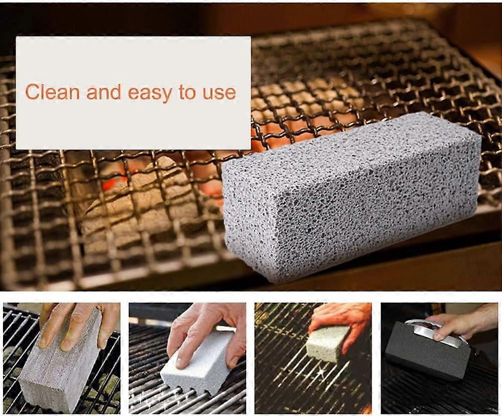Pumice Stone Cleaning Stone, Heavy Duty Grill Stone Cleaner, Ecological ...