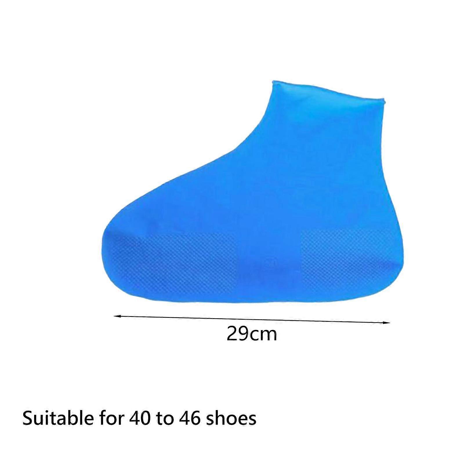 Rain Boots Latex Snow Boots Rain Shoe Covers for Adults Kids Cycling ...