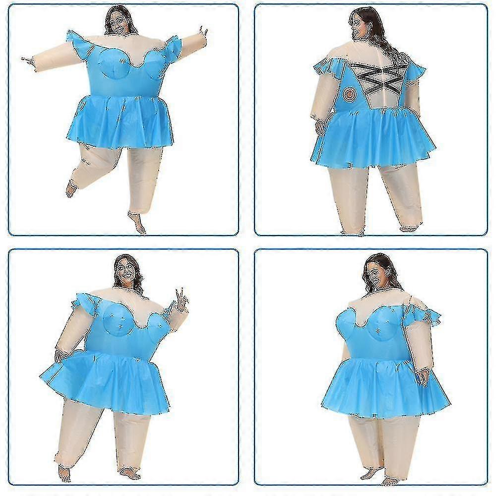 Halloween Cosplay Inflatable Costumes Funny Fancy Party Ballerina Dress ...