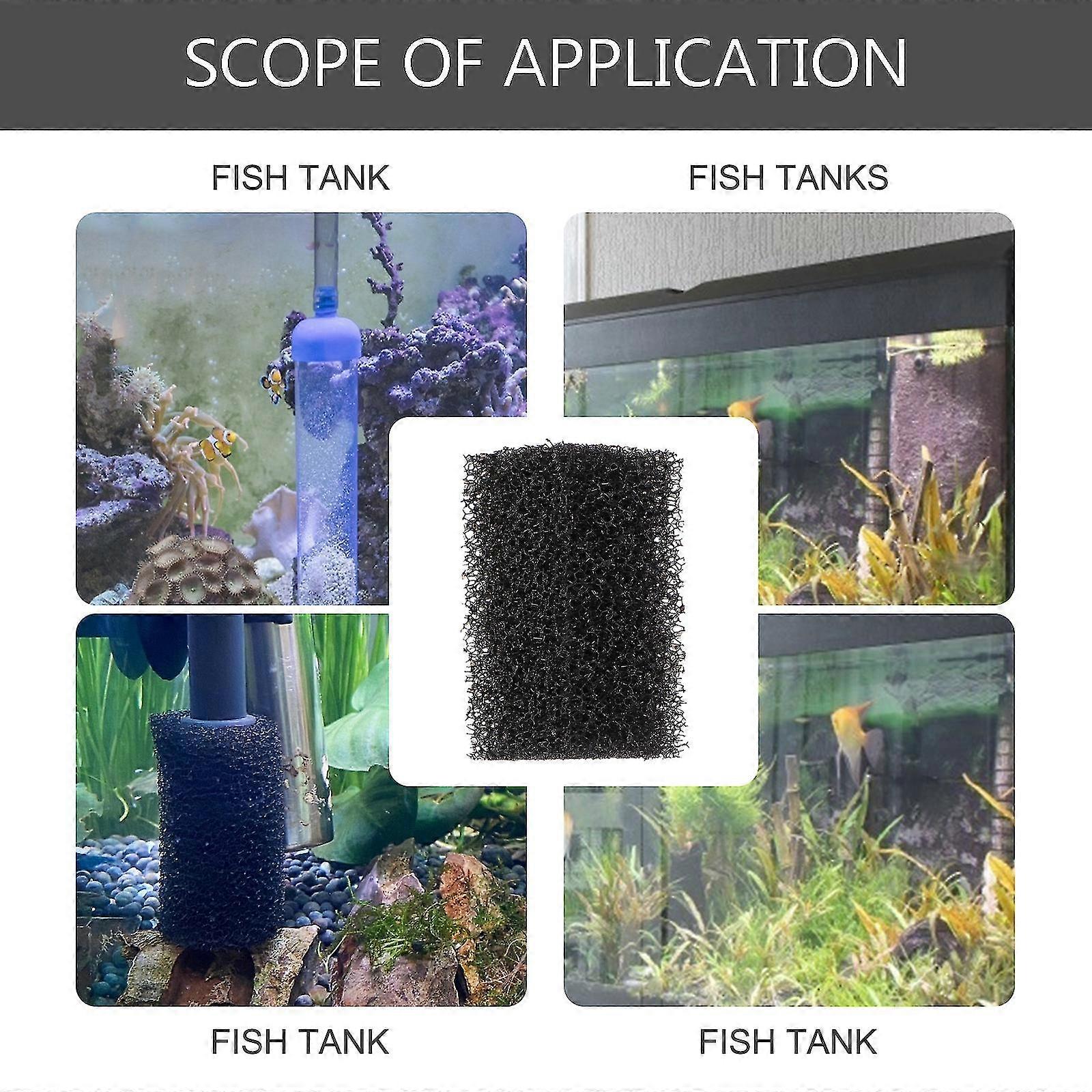 10 Pcs Aquarium Sponge Filter Fish Tank Sponge Aquarium Foam Filter ...