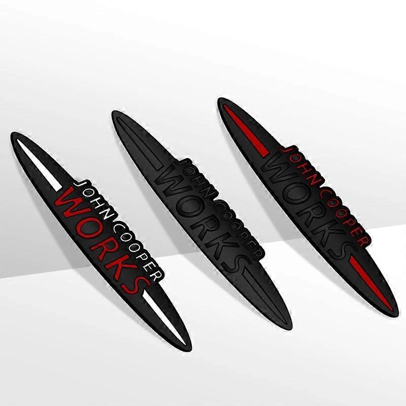 Car Interior Auto Metal John Cooper Works Grille JCW Logo Car 3D Badge ...
