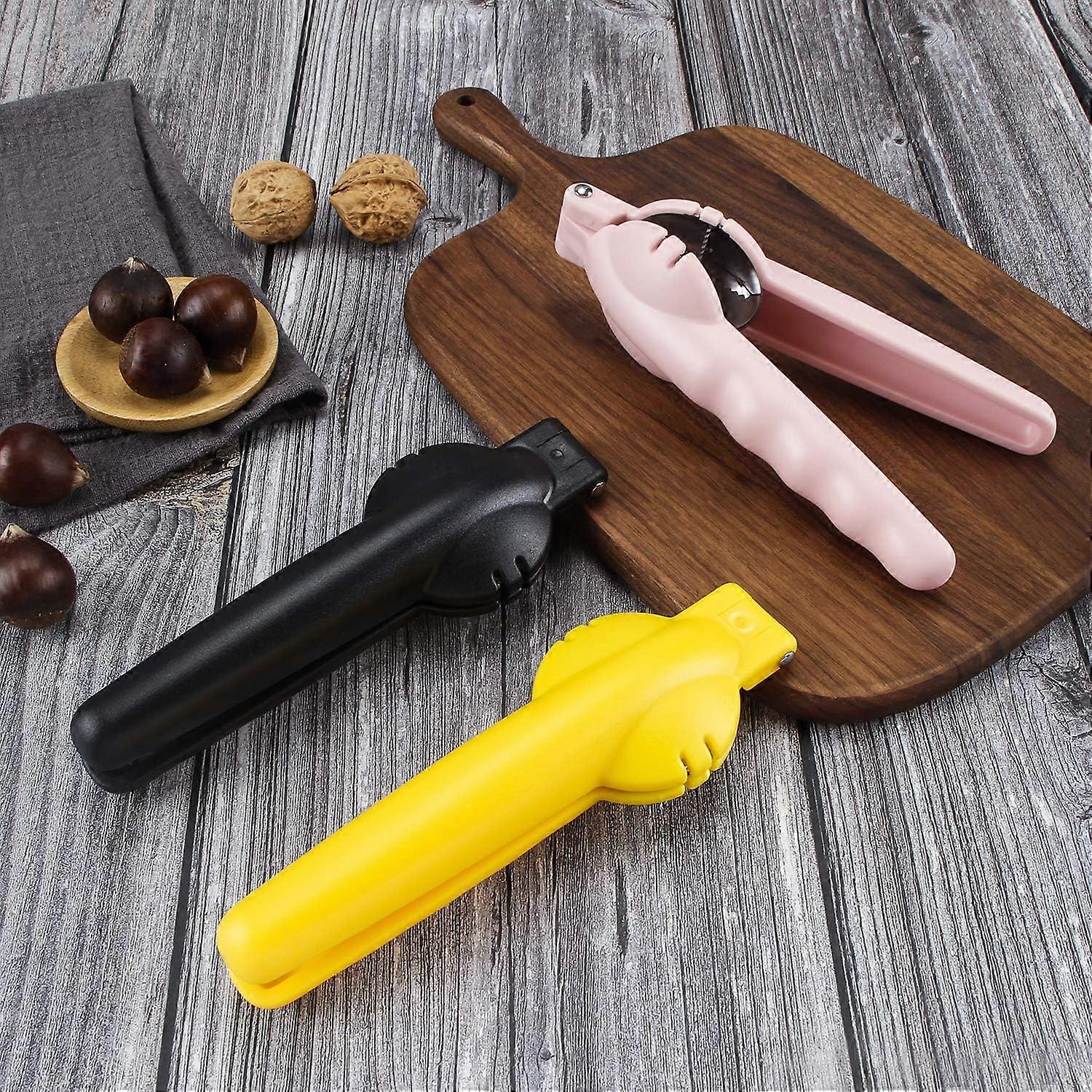 Chestnut Cutter Tool - Opener Plier for Nutcracker Dried Fruit (Yellow ...
