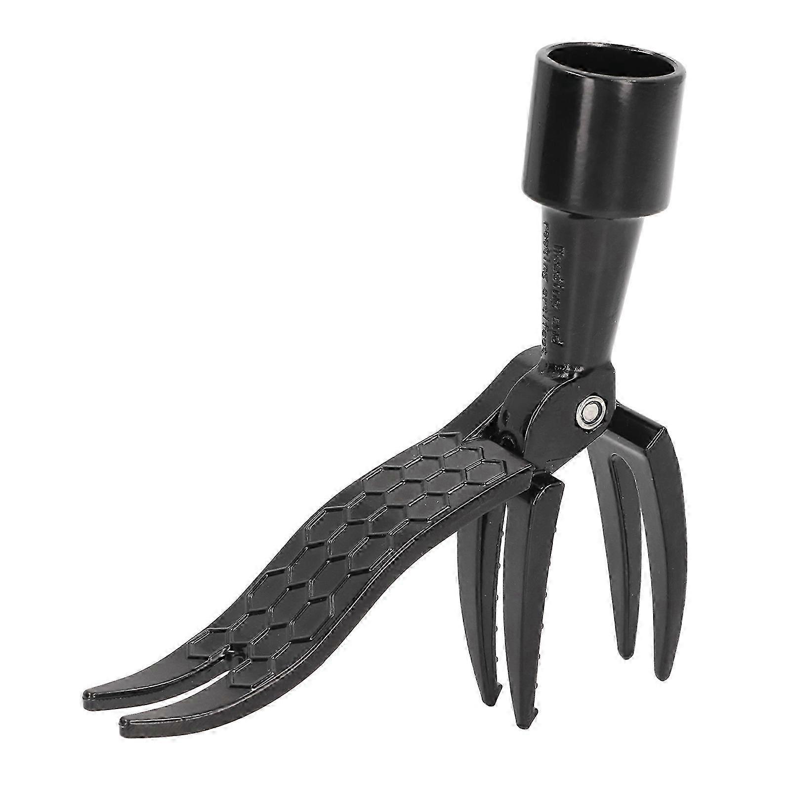 Stand Up Weed Puller Portable Aluminum Alloy Weed Picker 4 Claw Non ...