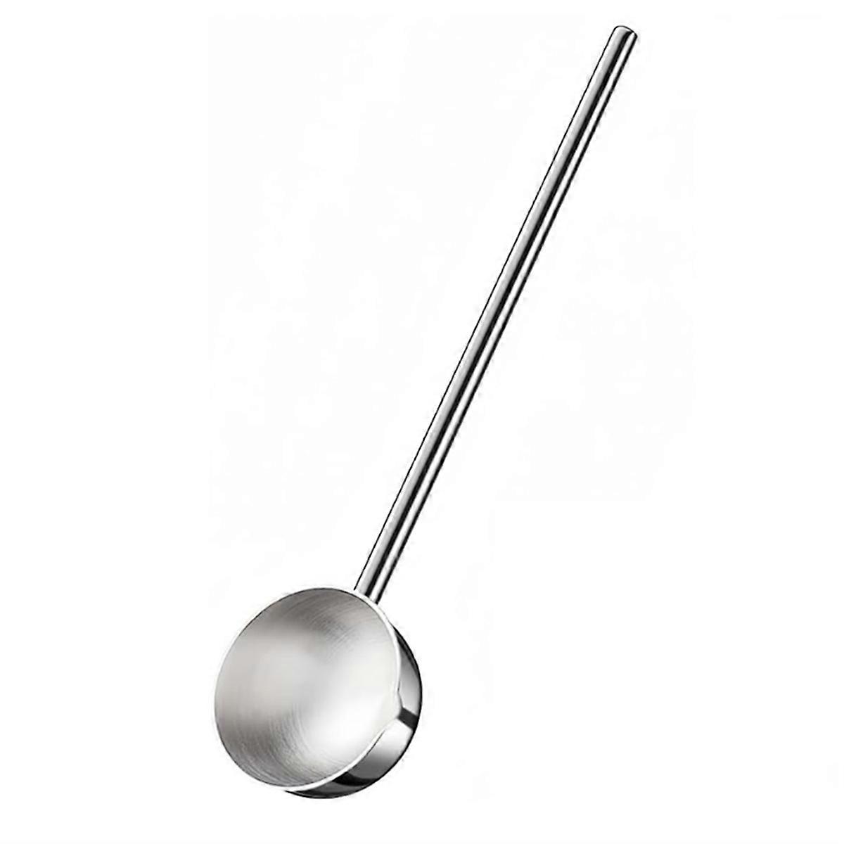 Small Soup Ladle Stainless Steel Metal Deep Spoon with Pour Spout 2 Oz ...