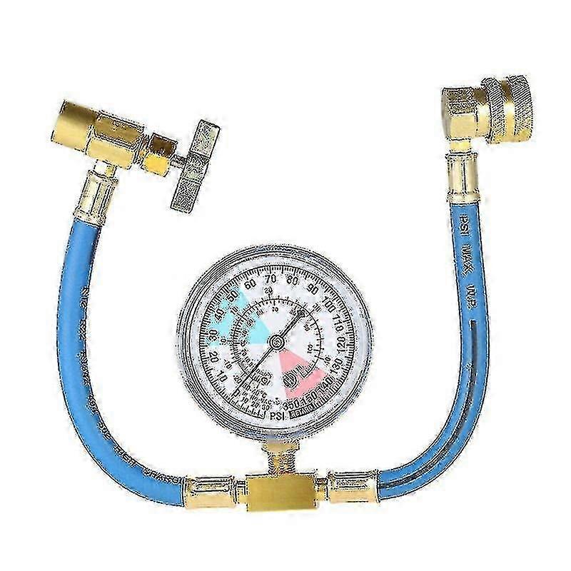 Refrigerant Gas Recharge Kit for R134a with Pressure Gauge - Air ...