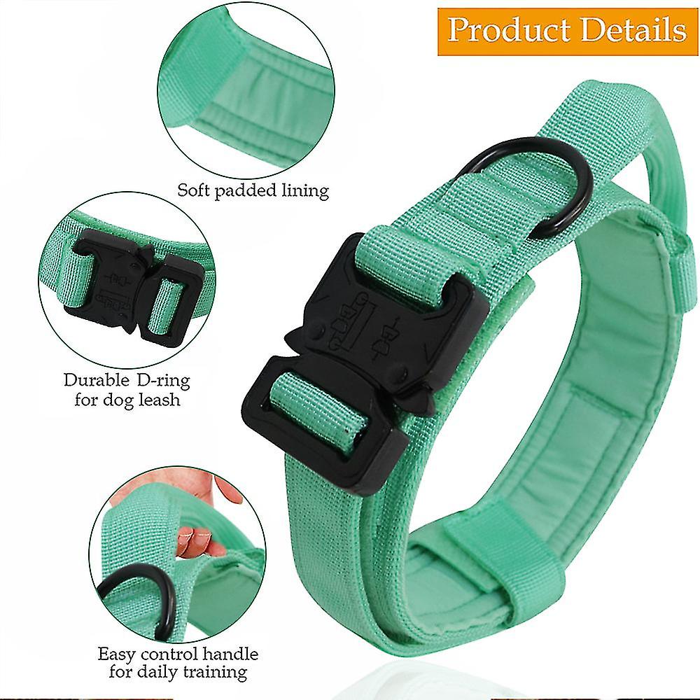 Tactical Dog Collar - Heavy Dog Collar For Small, Medium And Large Dogs ...