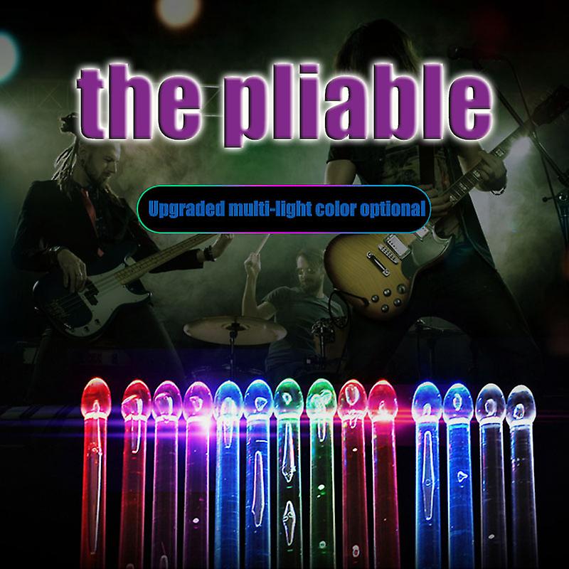 LED Light Drum Stick Luminous Light up Drumsticks for Party Stage ...
