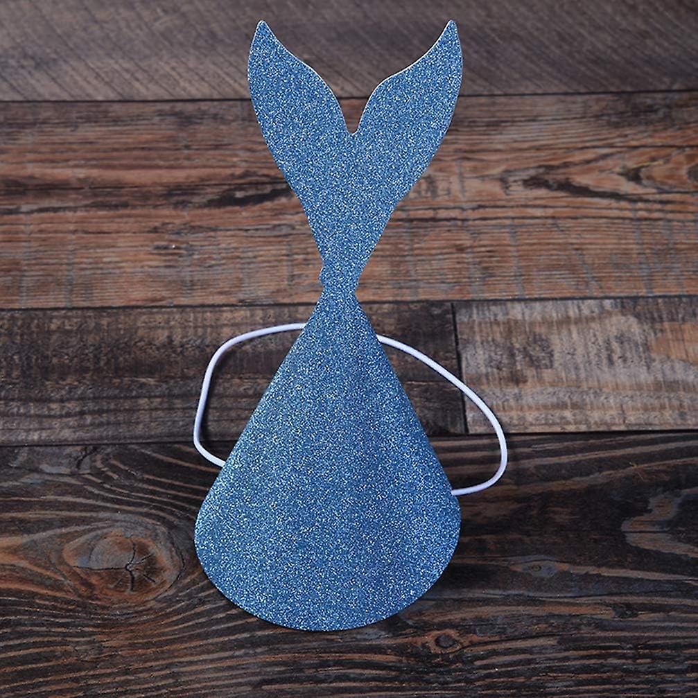 Glitter Mermaid Tail Paper Hat Mermaid Party Hat With Rope Birthday ...