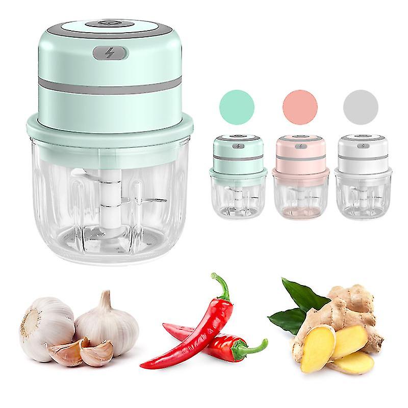 Electric Garlic Press Masher Sturdy Durable Mini Crusher Chopper Usb ...